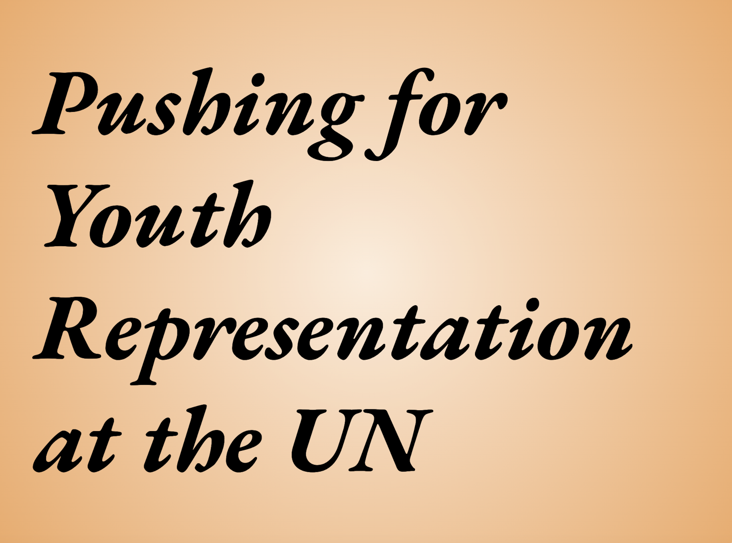 Teens Building Bridges Inc. – Connecting Teens Across Boundaries